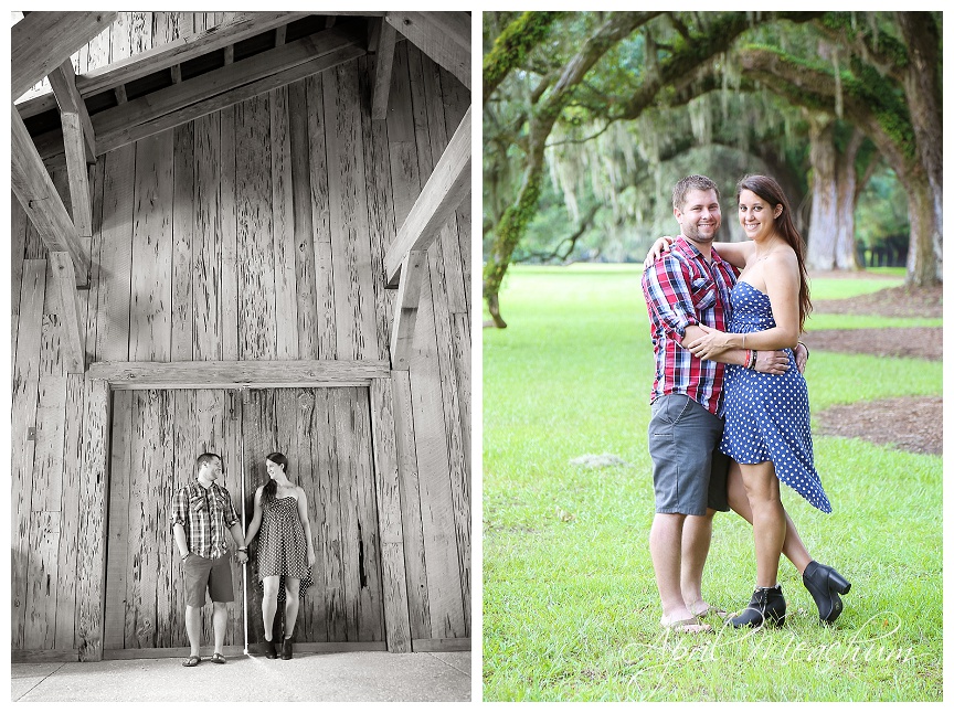 Boone Hall Plantation Engagement: Becca + Josh - April Meachum Photography